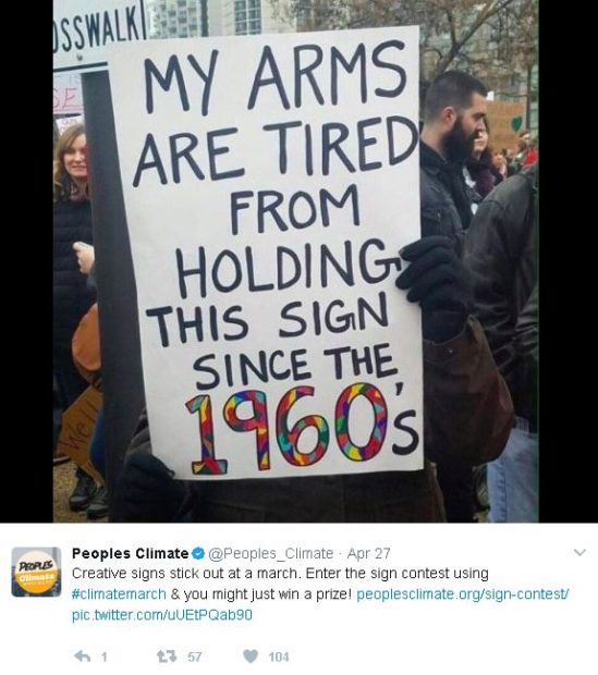 22 Awesome Signs From The Climate March (Photos)